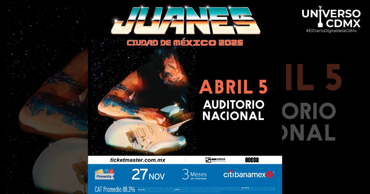 Juanes regresa con su "Vida Cotidiana Tour" en 2025 | Universo CdMx