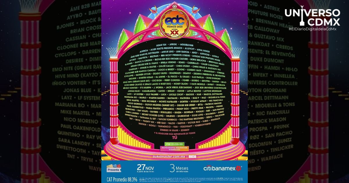 Una Fiesta Electrónica Monumental Se Aproxima | Universo CdMx