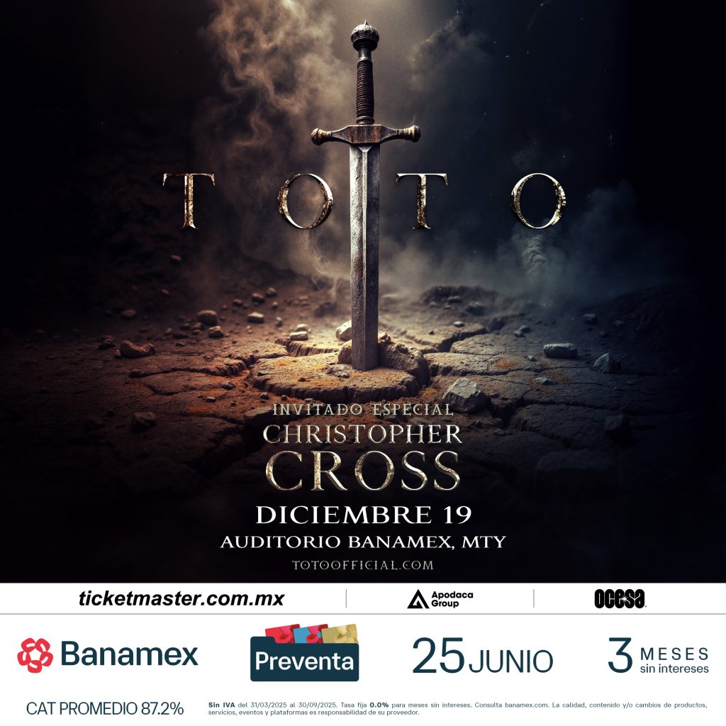 ¡TOTO De Nuevo A México! Tres Noches épicas Con Un Invitado De Lujo: Christopher Cross ...
