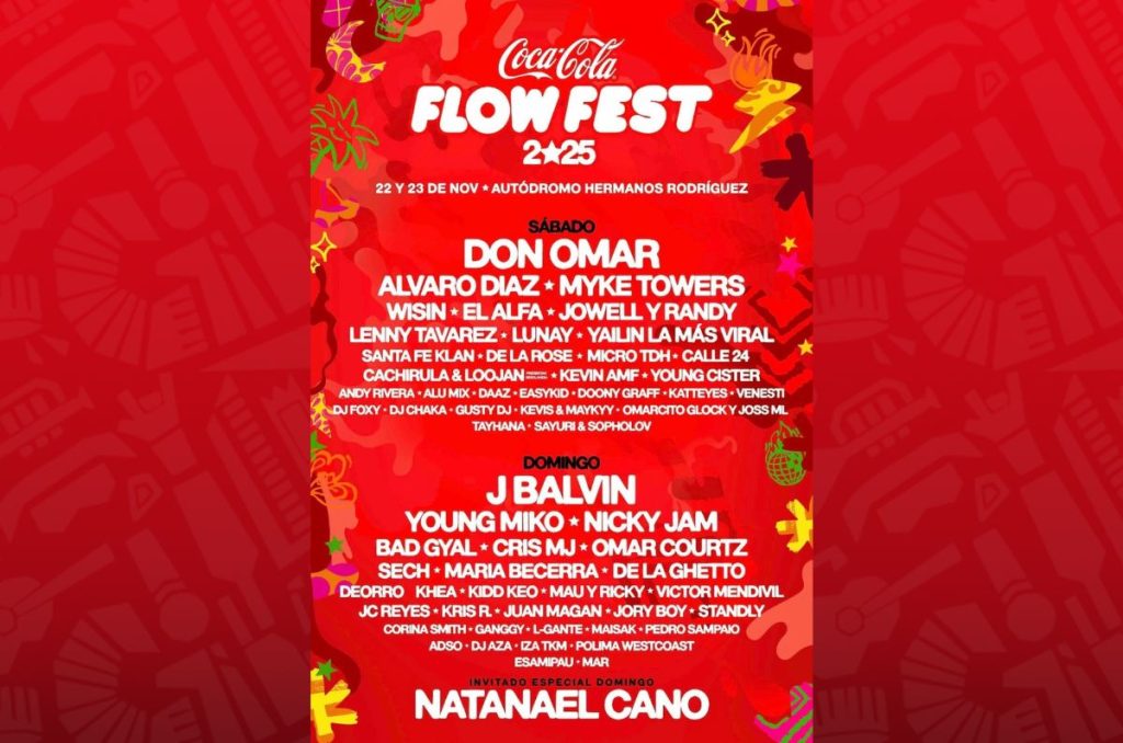 Line Up Del Coca-Cola Flow Fest 2025 | Universo CdMx